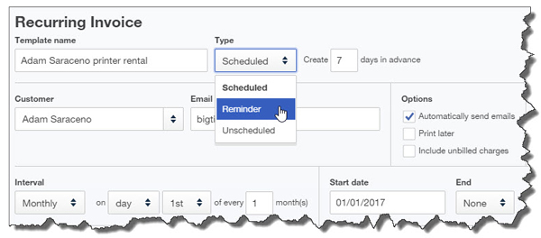 Use Recurring Transactions in QuickBooks Online - Wipfli