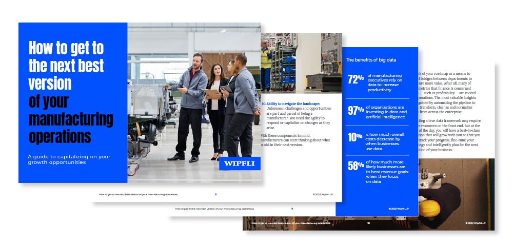 E-book: How to grow your manufacturing operations - Wipfli